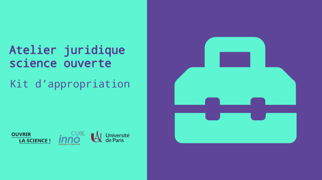 Kit Ateliers Juridiques Science Ouverte (AJSO) - inno³